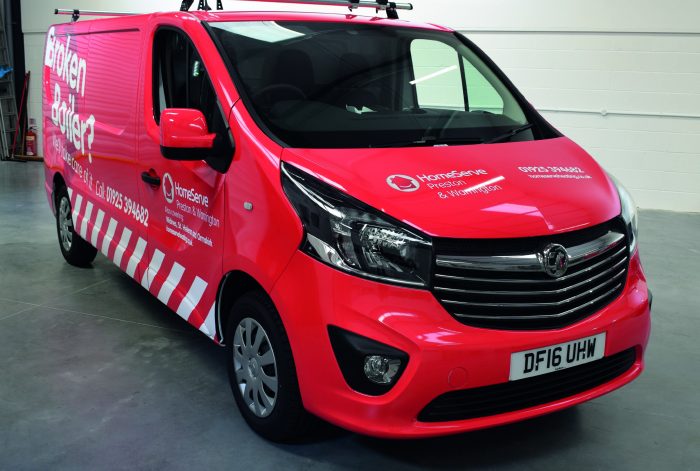 Homeserve - Fleet Vehicle Branding & Wraps | RGVA Fleet Graphics UK